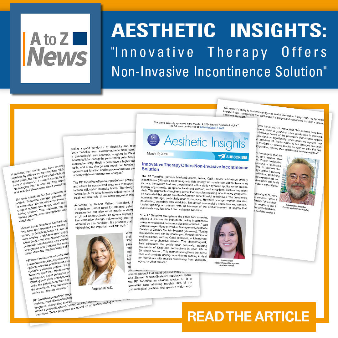 PF TonerPro In The Press - Aesthetic Insights Showcases Zimmer ...