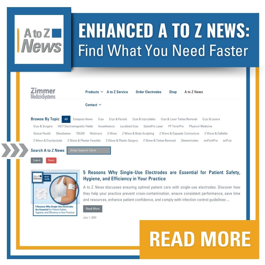Enhanced A to Z News: Find What You Need Faster | Zimmer MedizinSystems