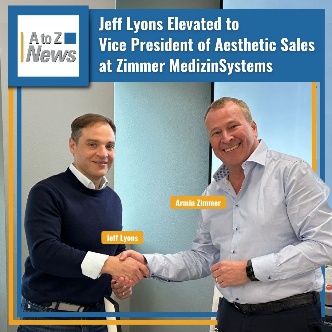 Jeff Lyons Elevated to Vice President of Aesthetic Sales at Zimmer ...