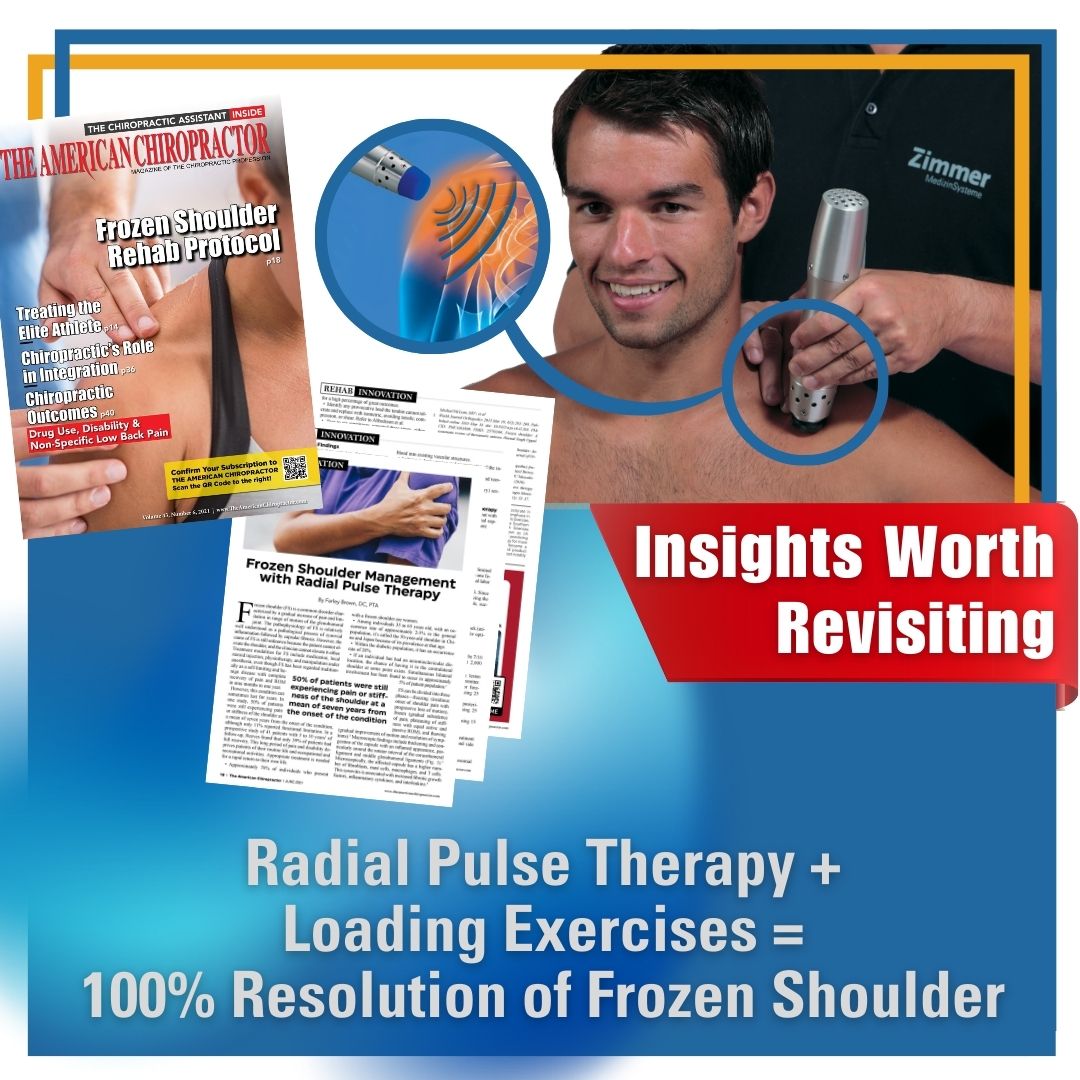 As Seen In TAC - Frozen Shoulder Management with Radial Pulse Therapy